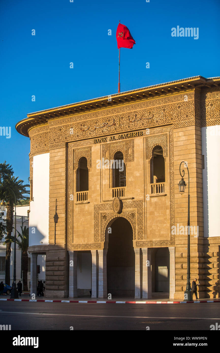 Rabat, Morocco - April 9, 2019: Museum of Bank Al Maghrib in Rabat ...
