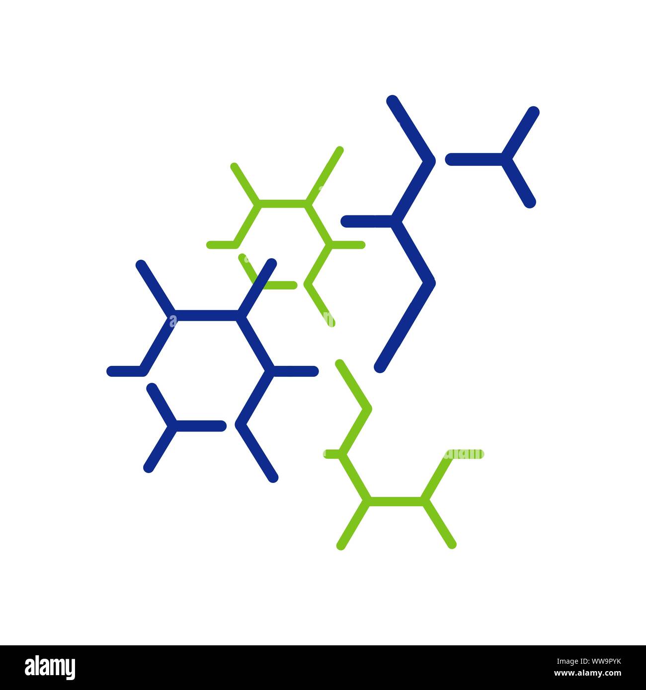 Neuron logo hi-res stock photography and images - Alamy