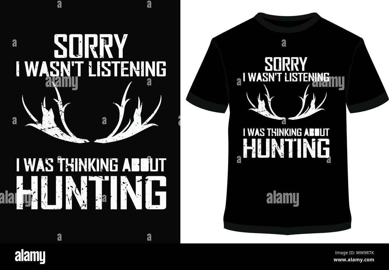 Hunting T-Shirts - Hunting session - Deer Hunting - vector design ...