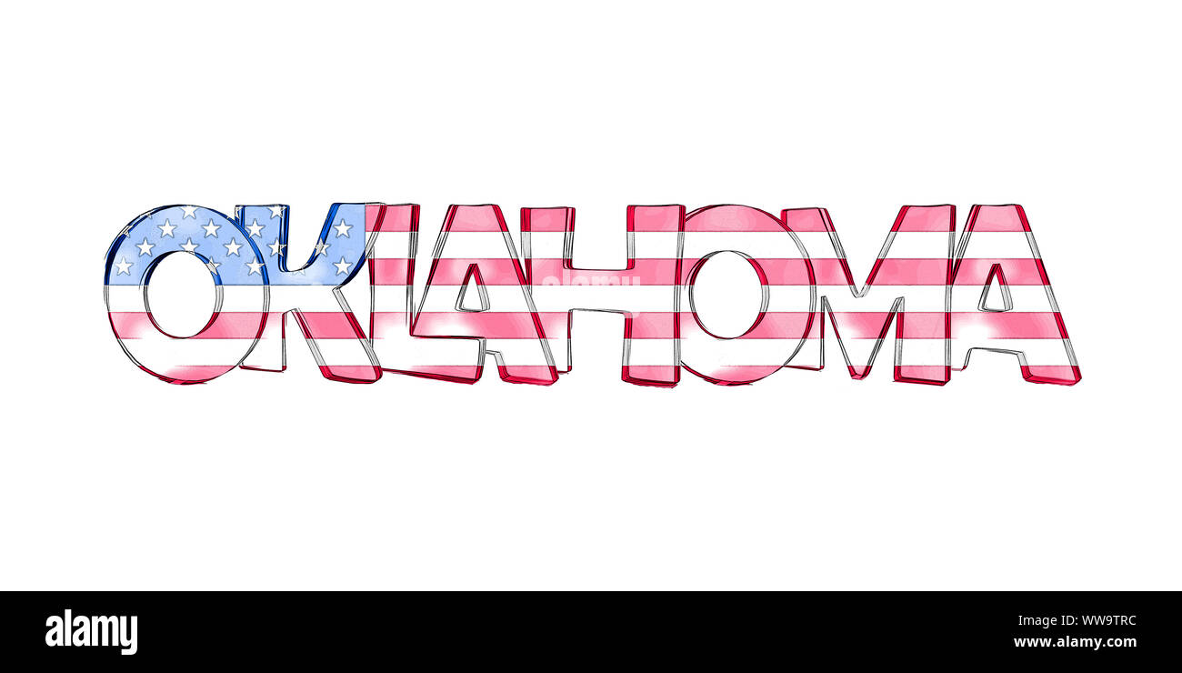 Oklahoma typography hi-res stock photography and images - Alamy
