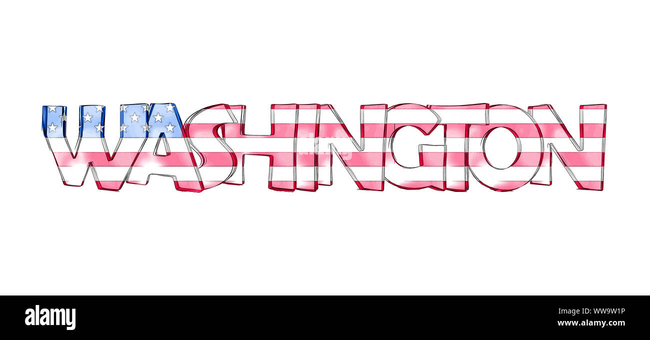 typography 3d render isolated on white background Stock Photo - Alamy