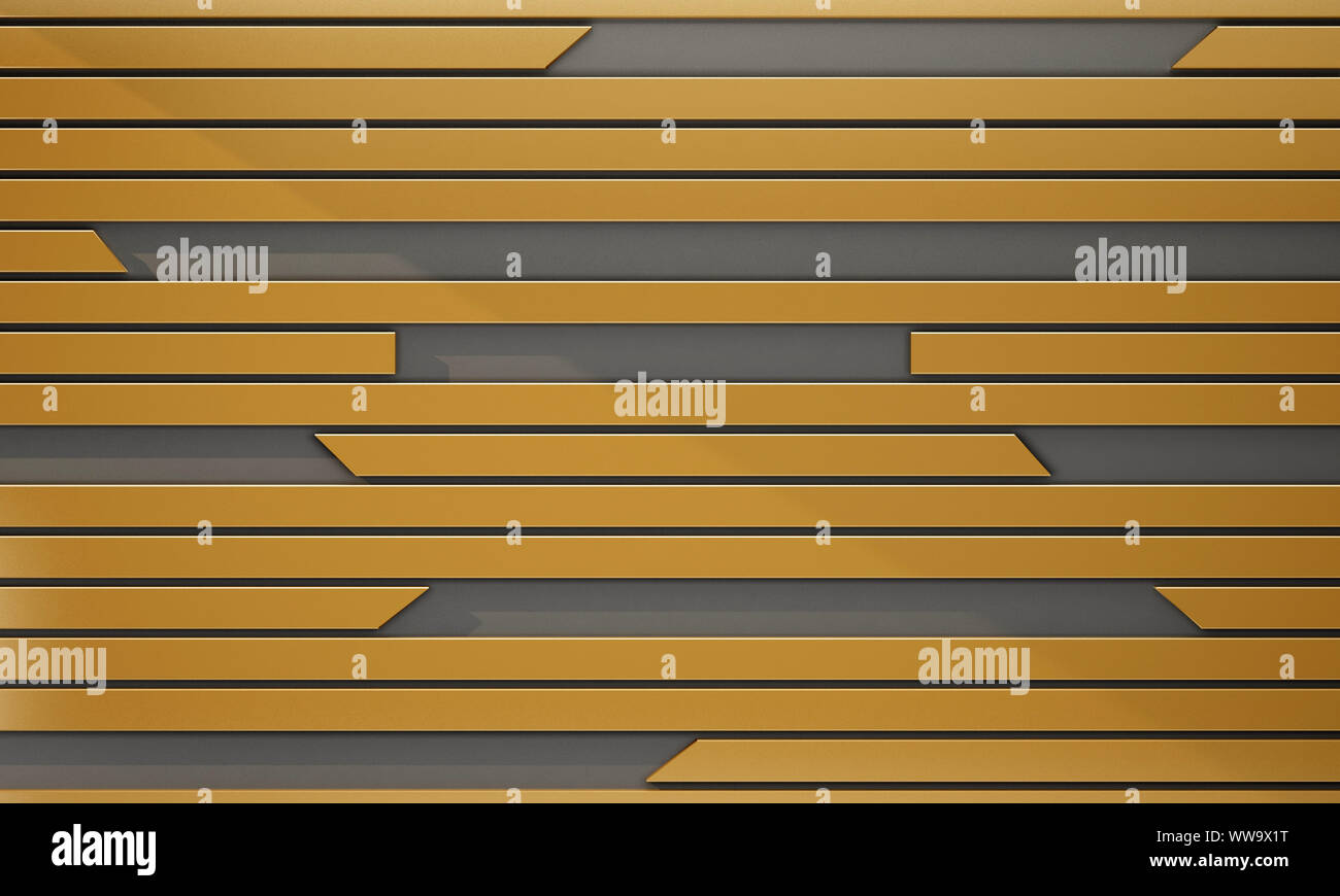 orange horizontal bars on gray background. 3d rendering Stock Photo - Alamy