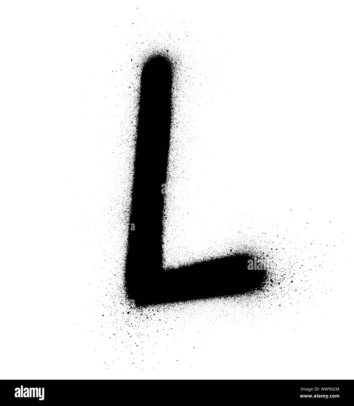 Letter L Graffiti