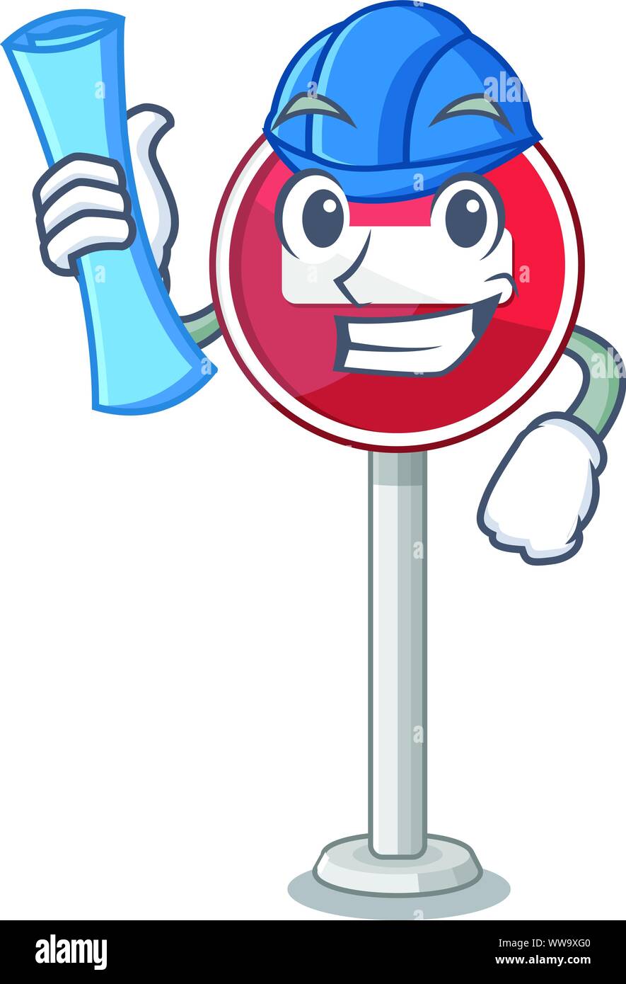 No entry sign building Cut Out Stock Images & Pictures - Alamy