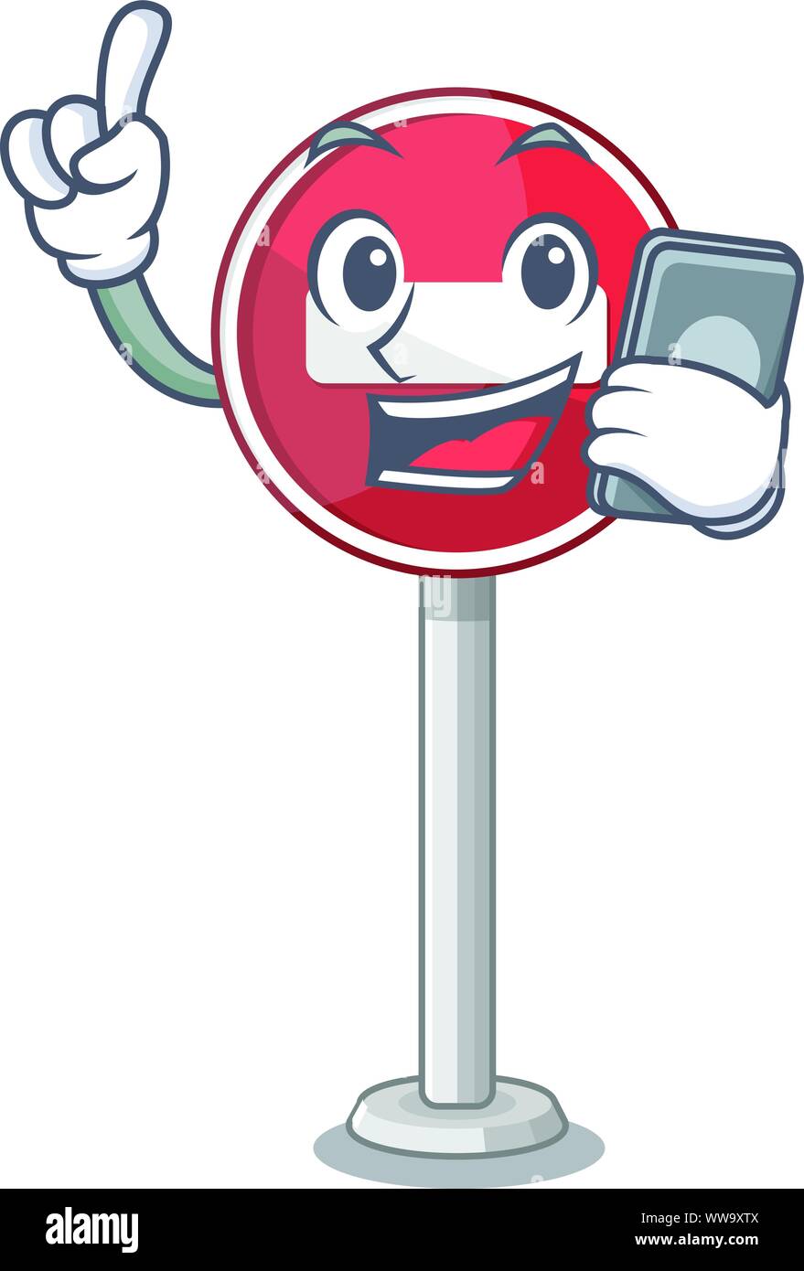 No entry sign isolated phone hi-res stock photography and images - Alamy