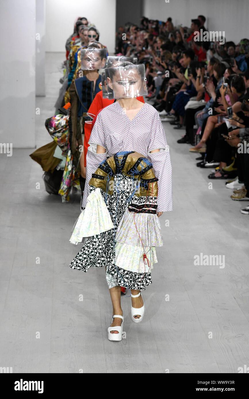 MATTY BOVAN SS20 Runway during London Fashion Week - London, UK 13/09 ...