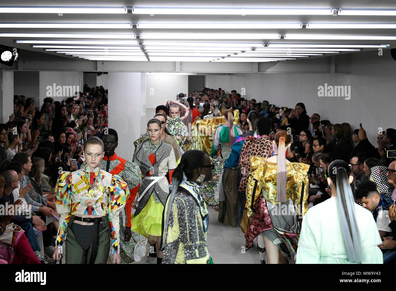MATTY BOVAN SS20 Runway during London Fashion Week - London, UK 13/09 ...