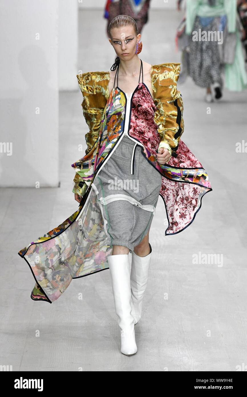 MATTY BOVAN SS20 Runway during London Fashion Week - London, UK 13/09 ...