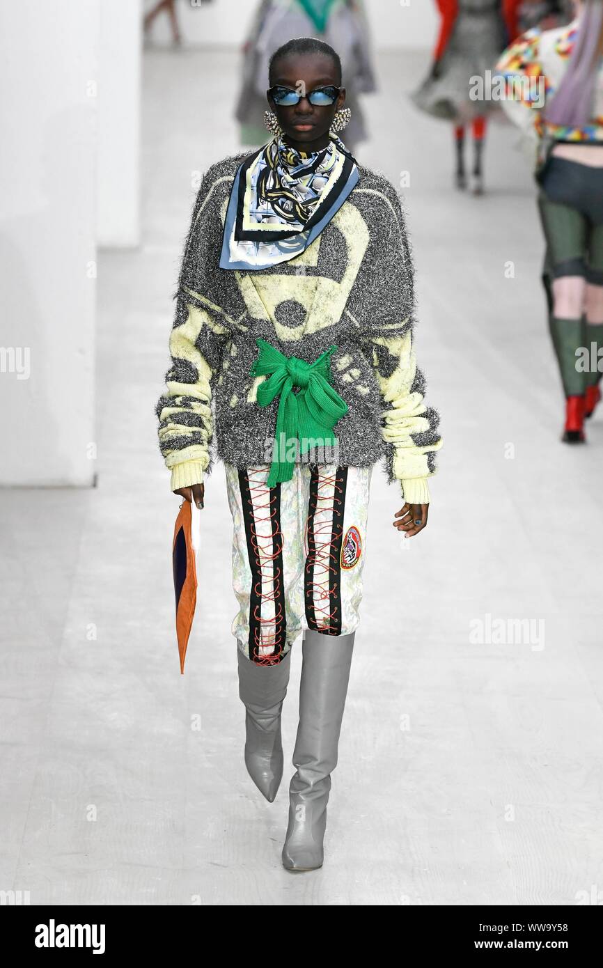 MATTY BOVAN SS20 Runway during London Fashion Week - London, UK 13/09 ...