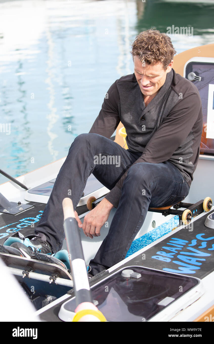 Southampton,UK,13th September 2019,Rowing Olympic gold medalist, James ...