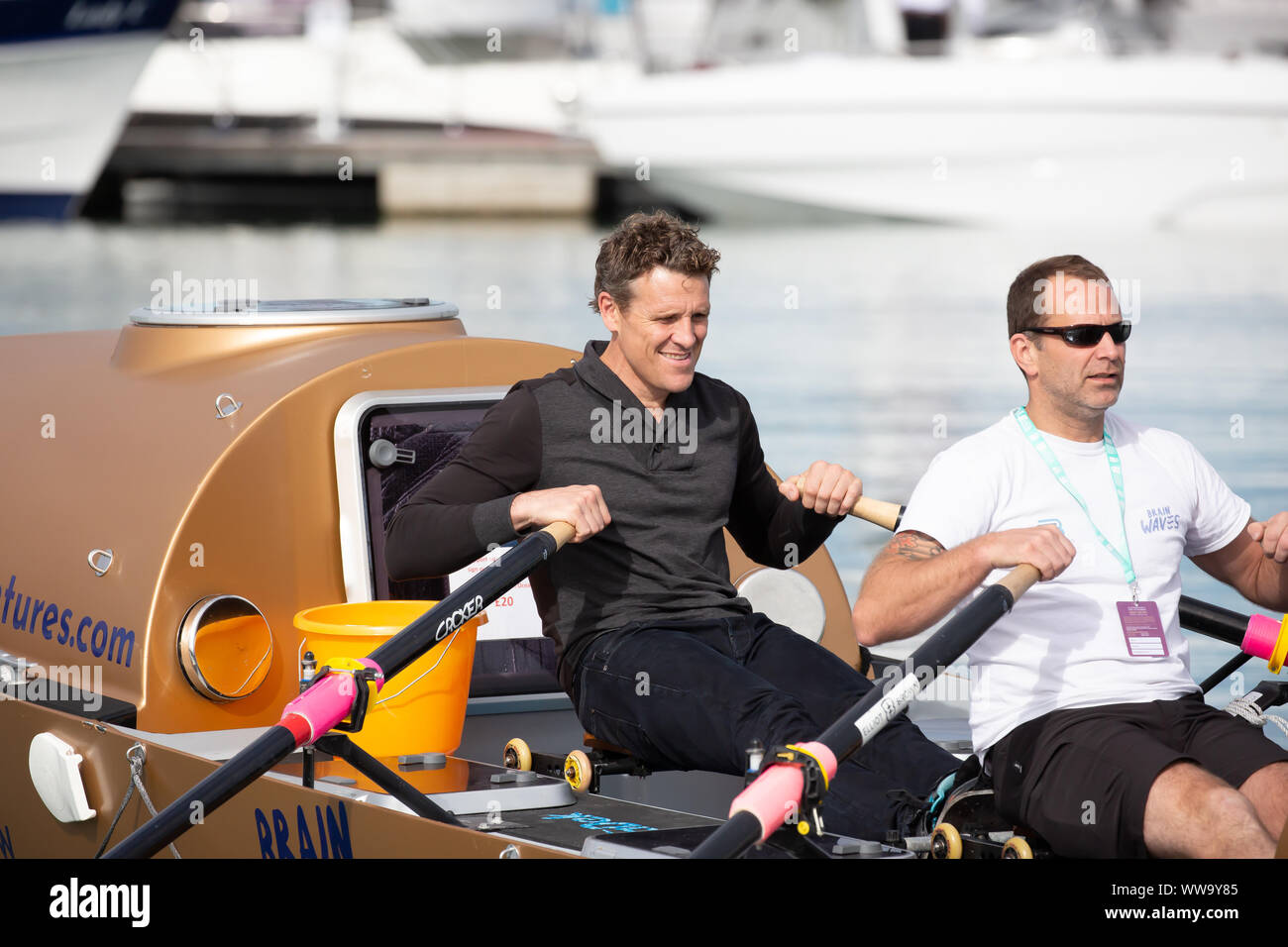 Southampton,UK,13th September 2019,Rowing Olympic gold medalist, James ...