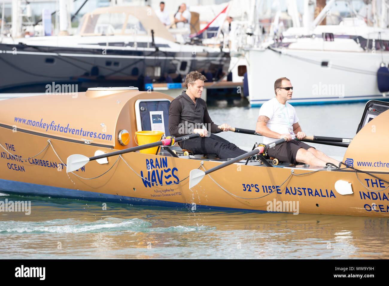 Southampton,UK,13th September 2019,Rowing Olympic gold medalist, James ...