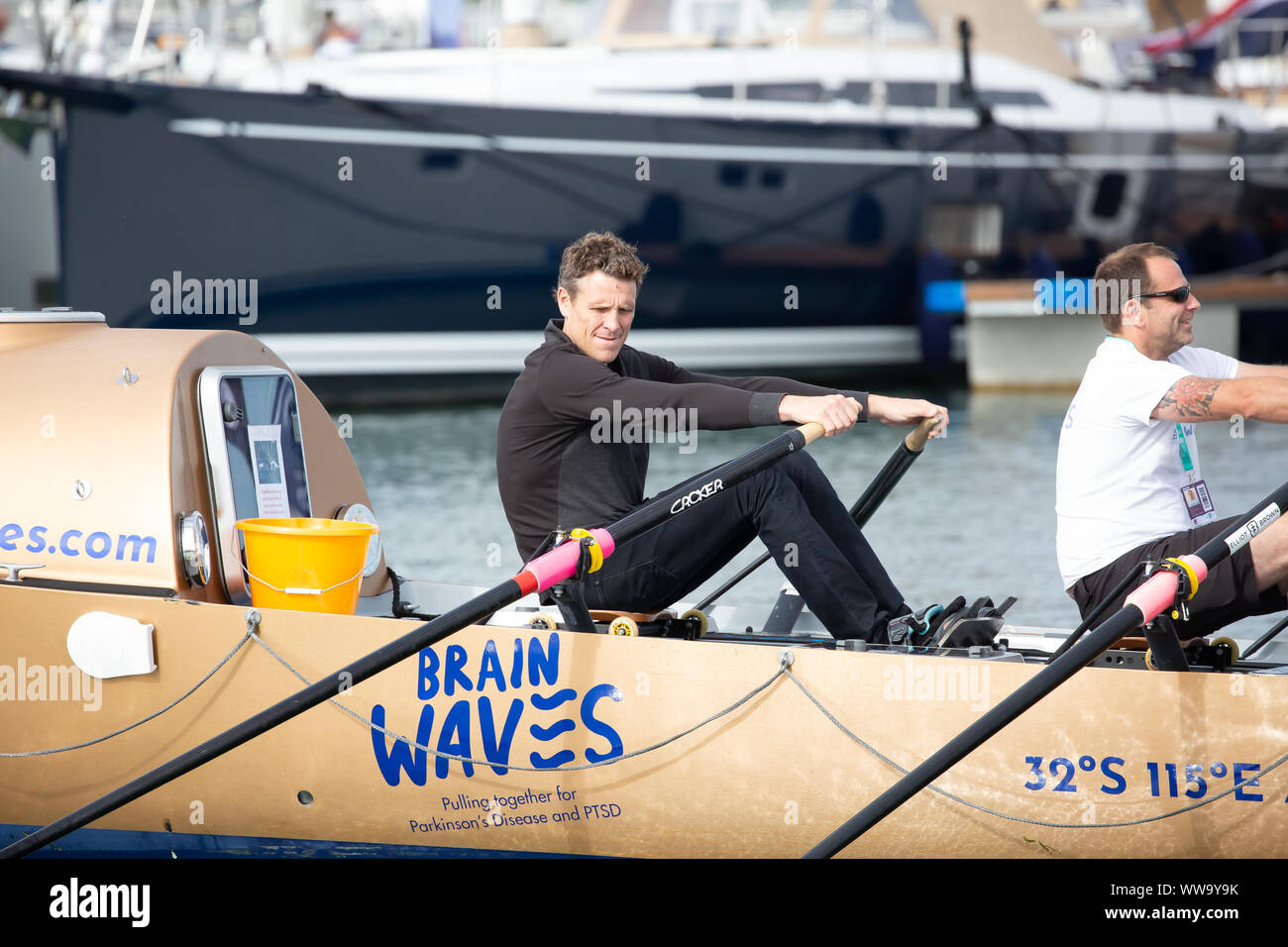 Southampton,UK,13th September 2019,Rowing Olympic gold medalist, James ...