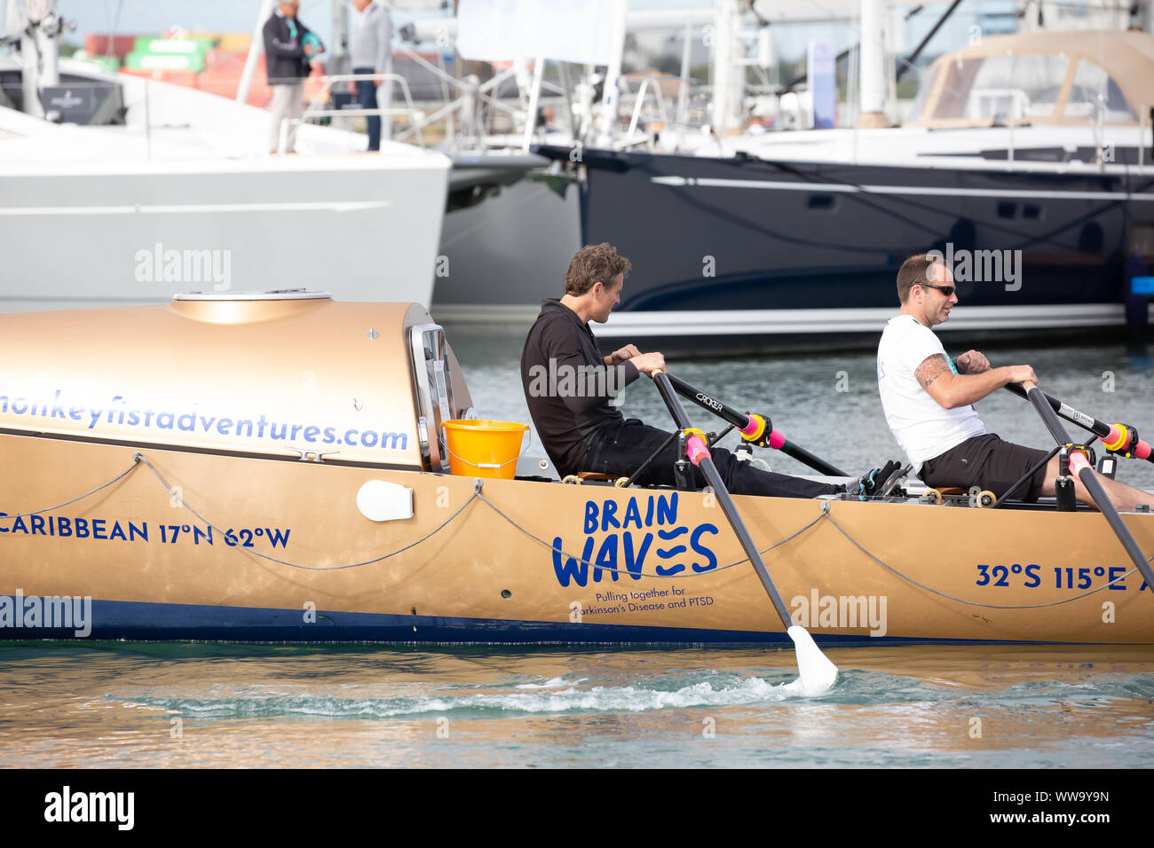 Southampton,UK,13th September 2019,Rowing Olympic gold medalist, James ...