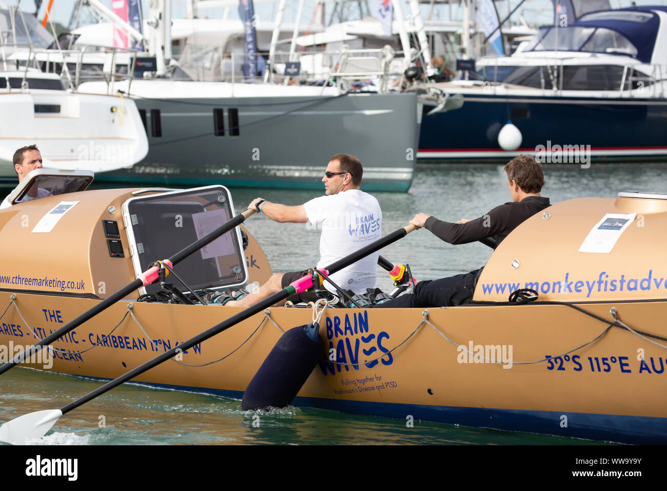 Southampton,UK,13th September 2019,Rowing Olympic gold medalist, James ...