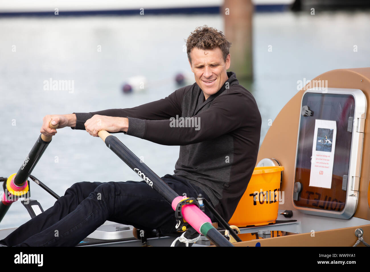 Southampton,UK,13th September 2019,Rowing Olympic gold medalist, James ...