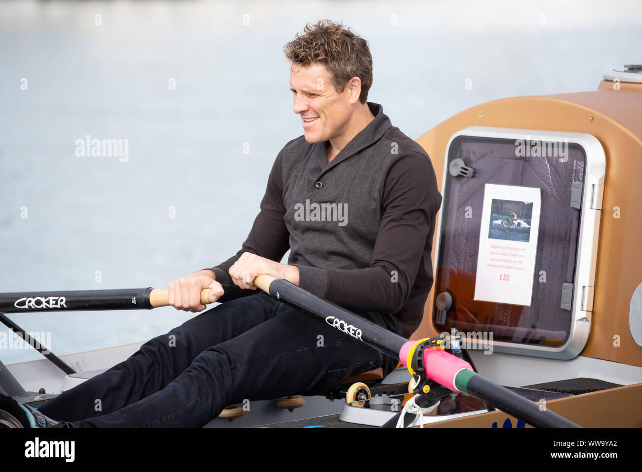 Southampton,UK,13th September 2019,Rowing Olympic gold medalist, James ...