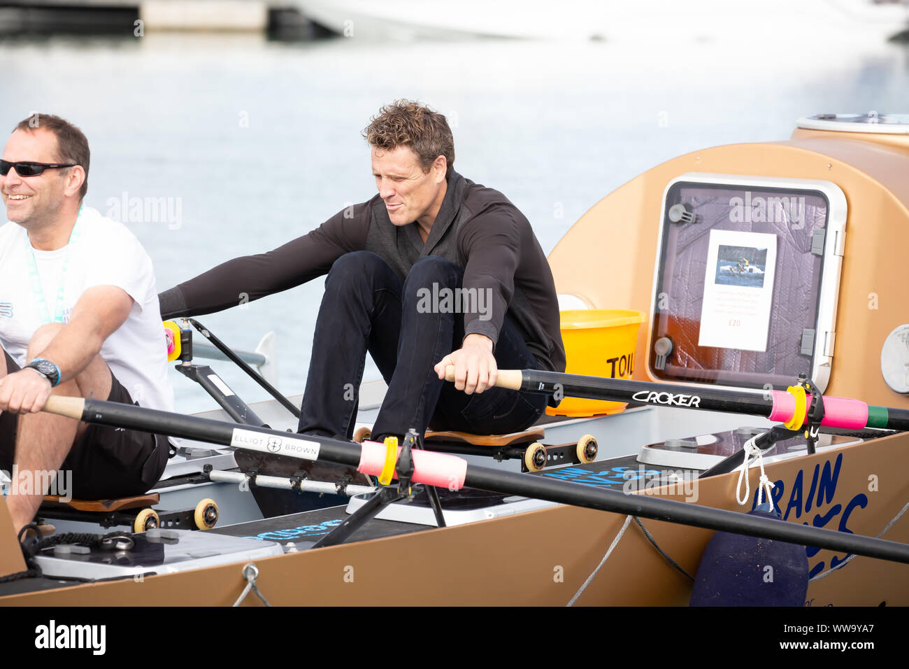 Southampton,UK,13th September 2019,Rowing Olympic gold medalist, James ...
