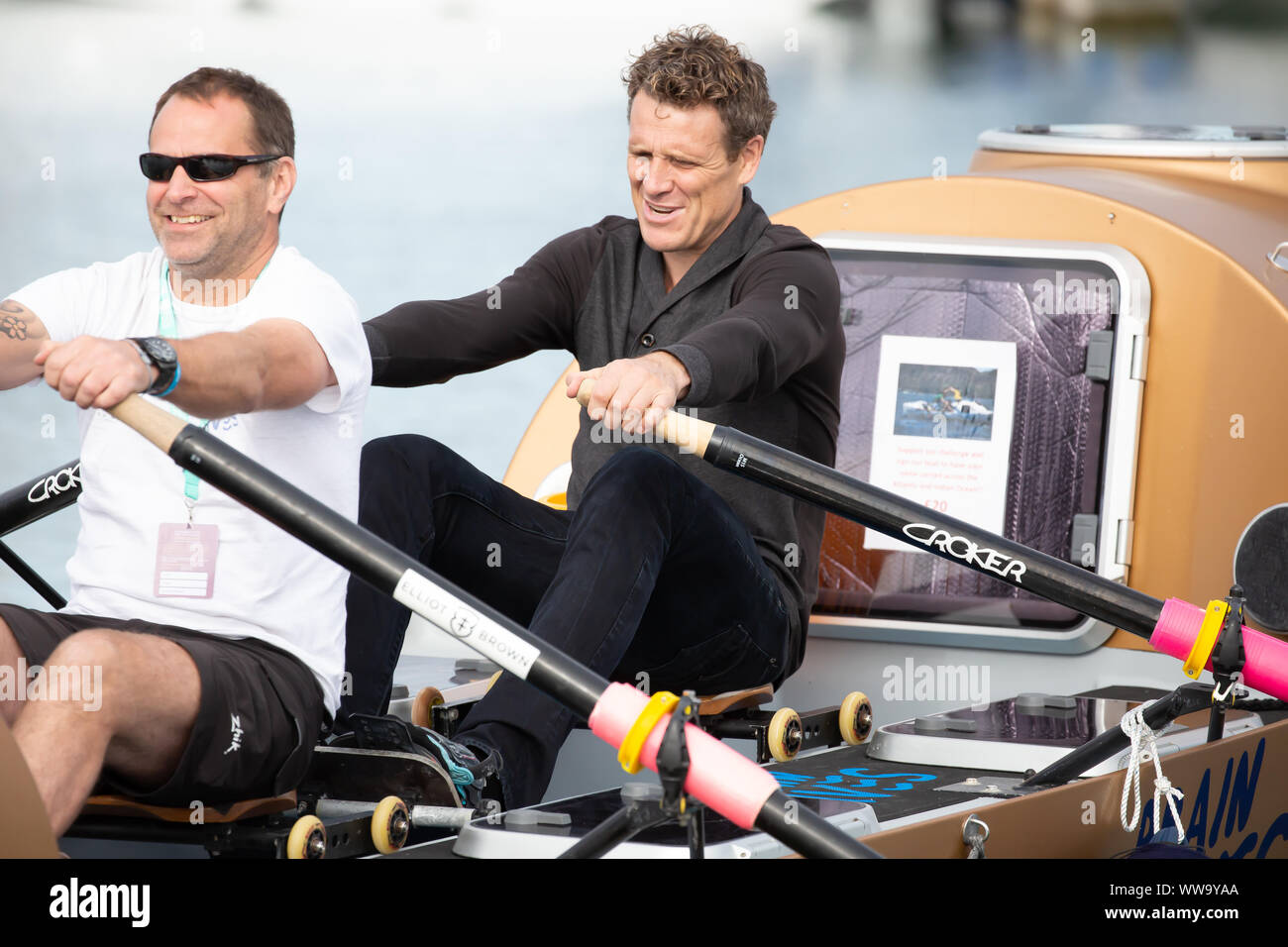 Southampton,UK,13th September 2019,Rowing Olympic gold medalist, James ...