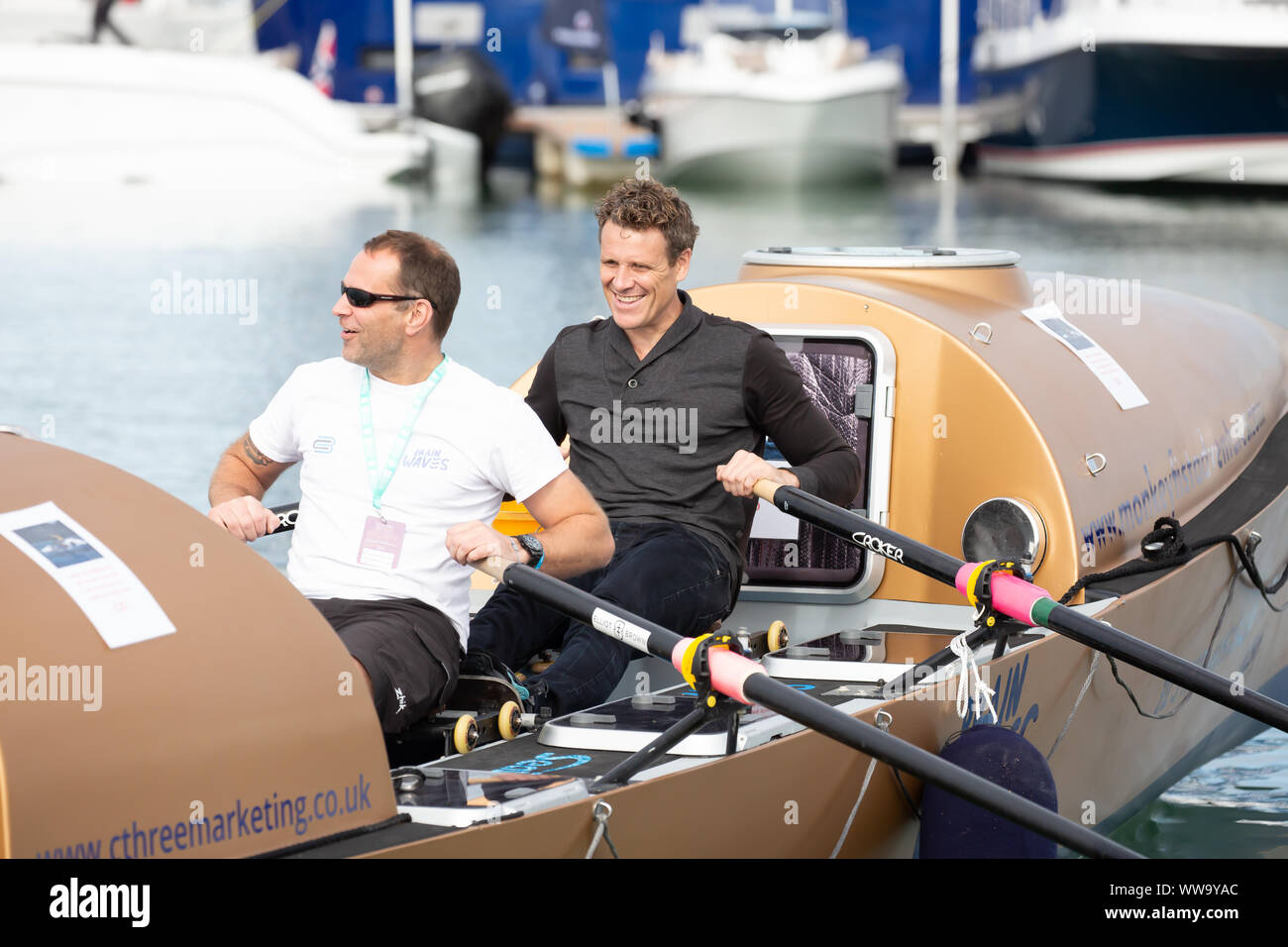 Southampton,UK,13th September 2019,Rowing Olympic gold medalist, James ...