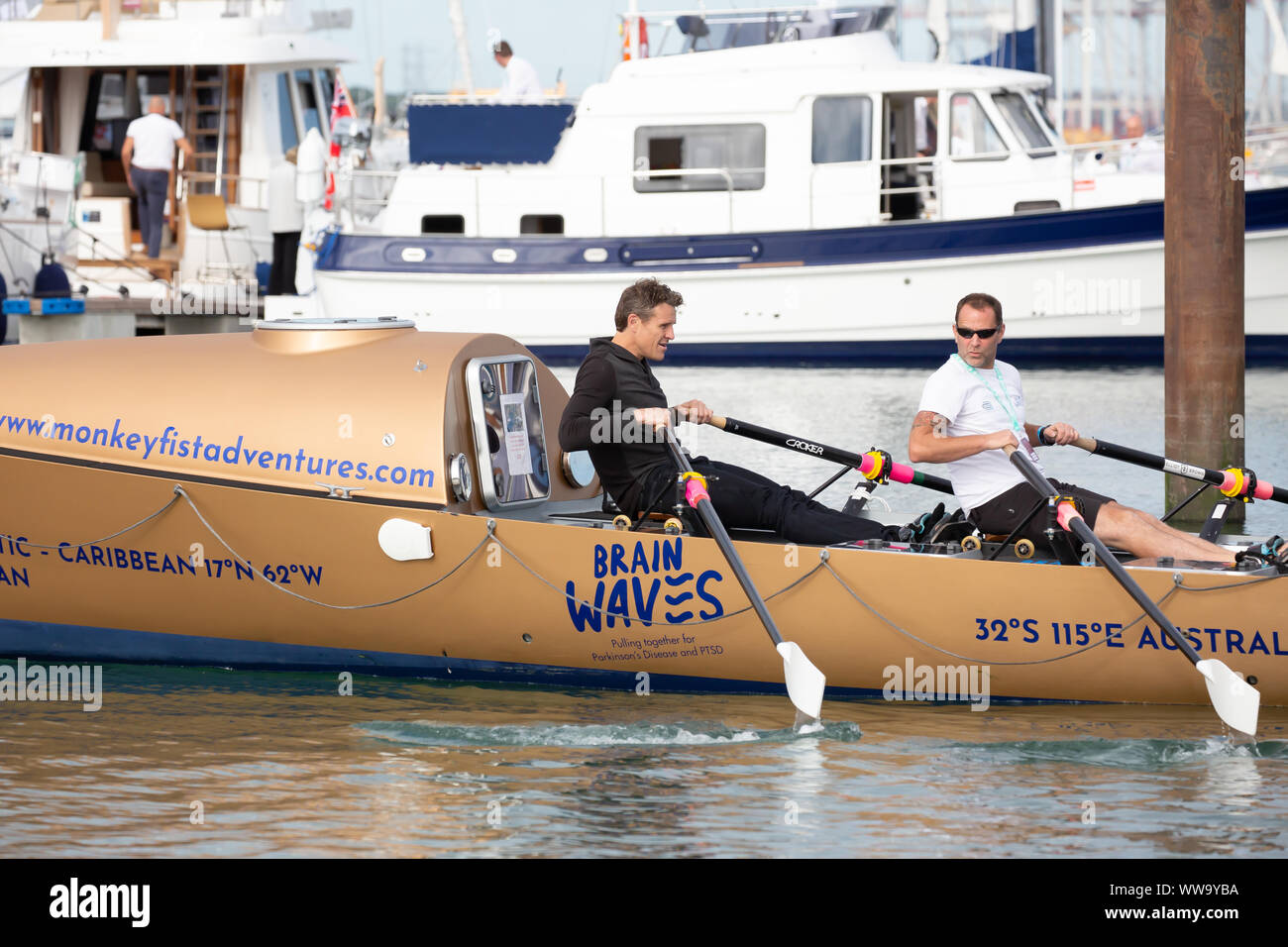 Southampton,UK,13th September 2019,Rowing Olympic gold medalist, James ...