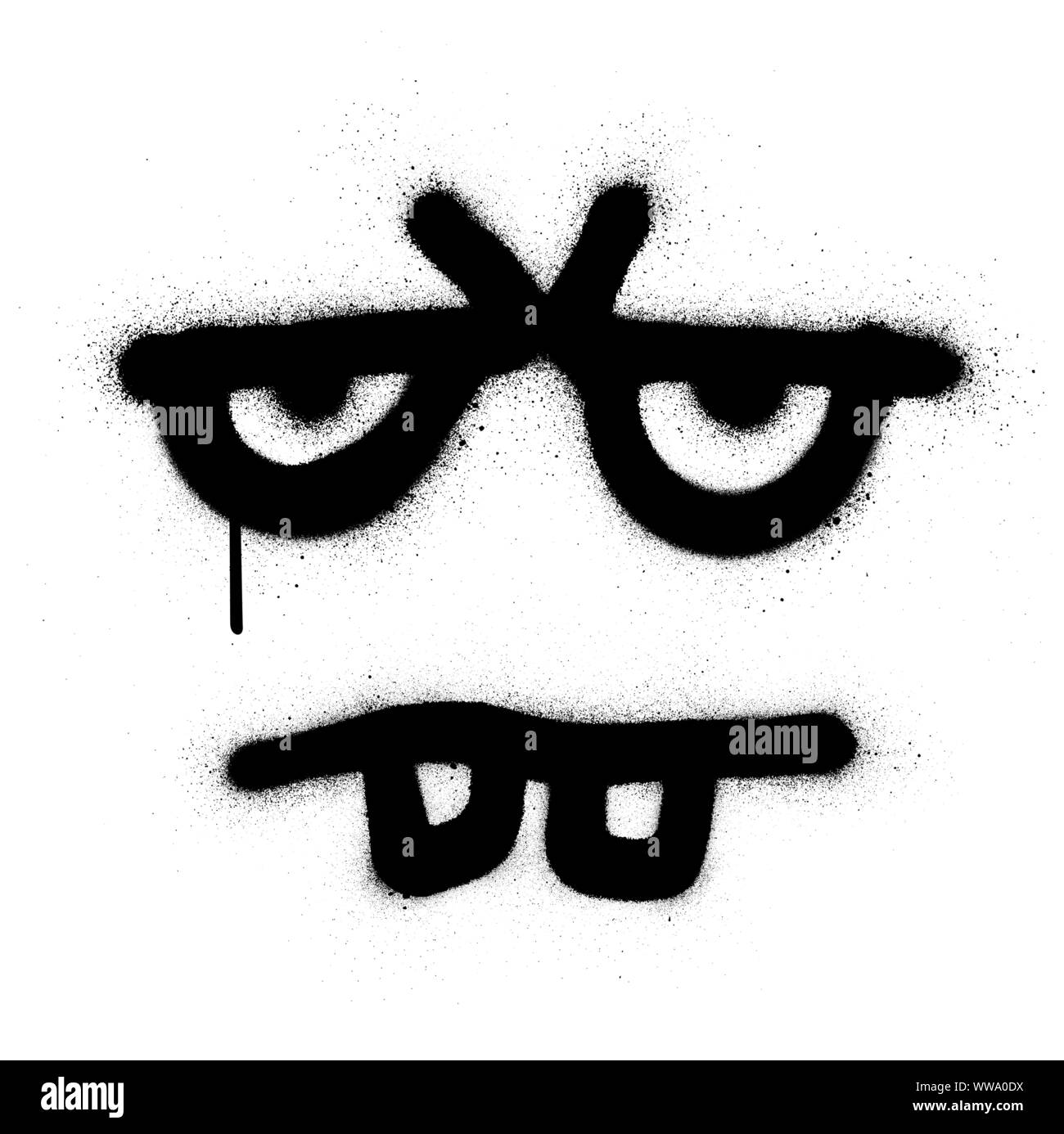 Splatter face Stock Vector Images - Alamy