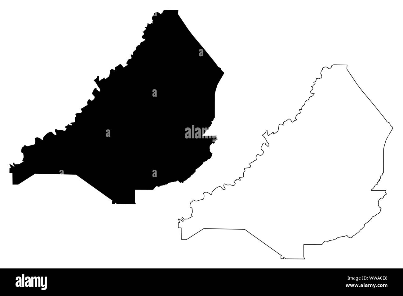 Oneonta alabama map Stock Vector Images - Alamy