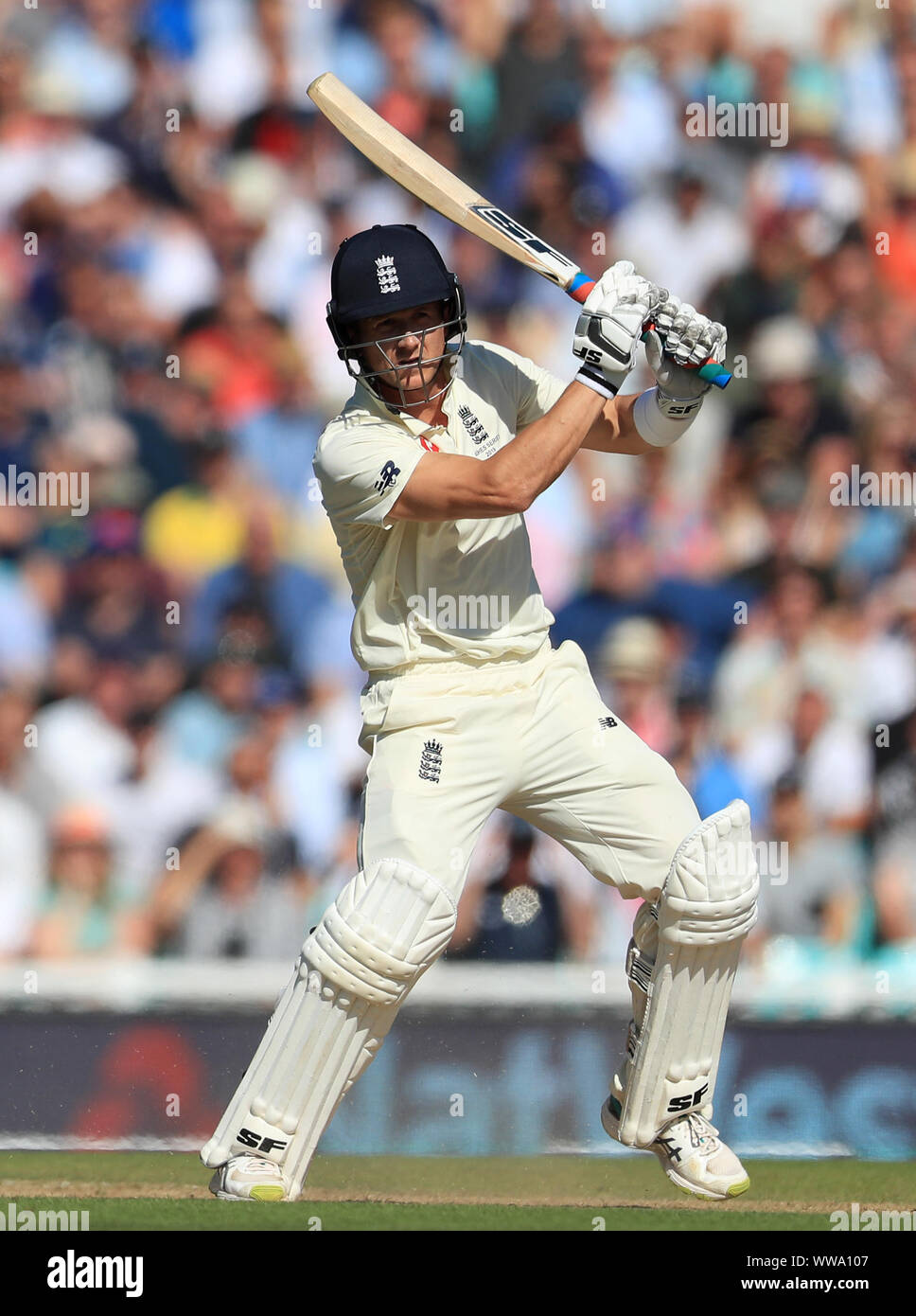 England's Joe Denly during day three of the fifth test match at The Kia ...