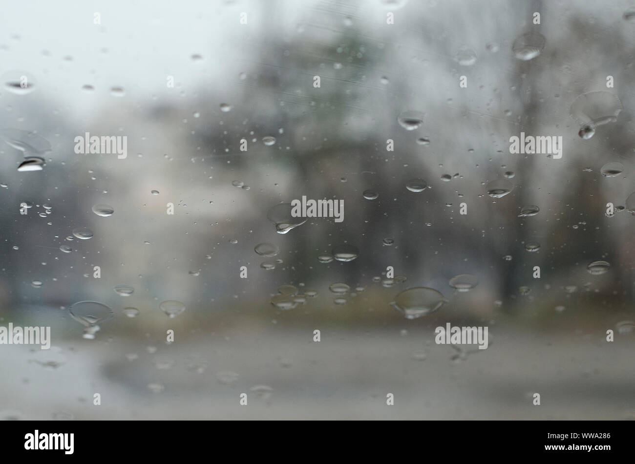 Wet glass window rainy season close up hi-res stock photography and ...