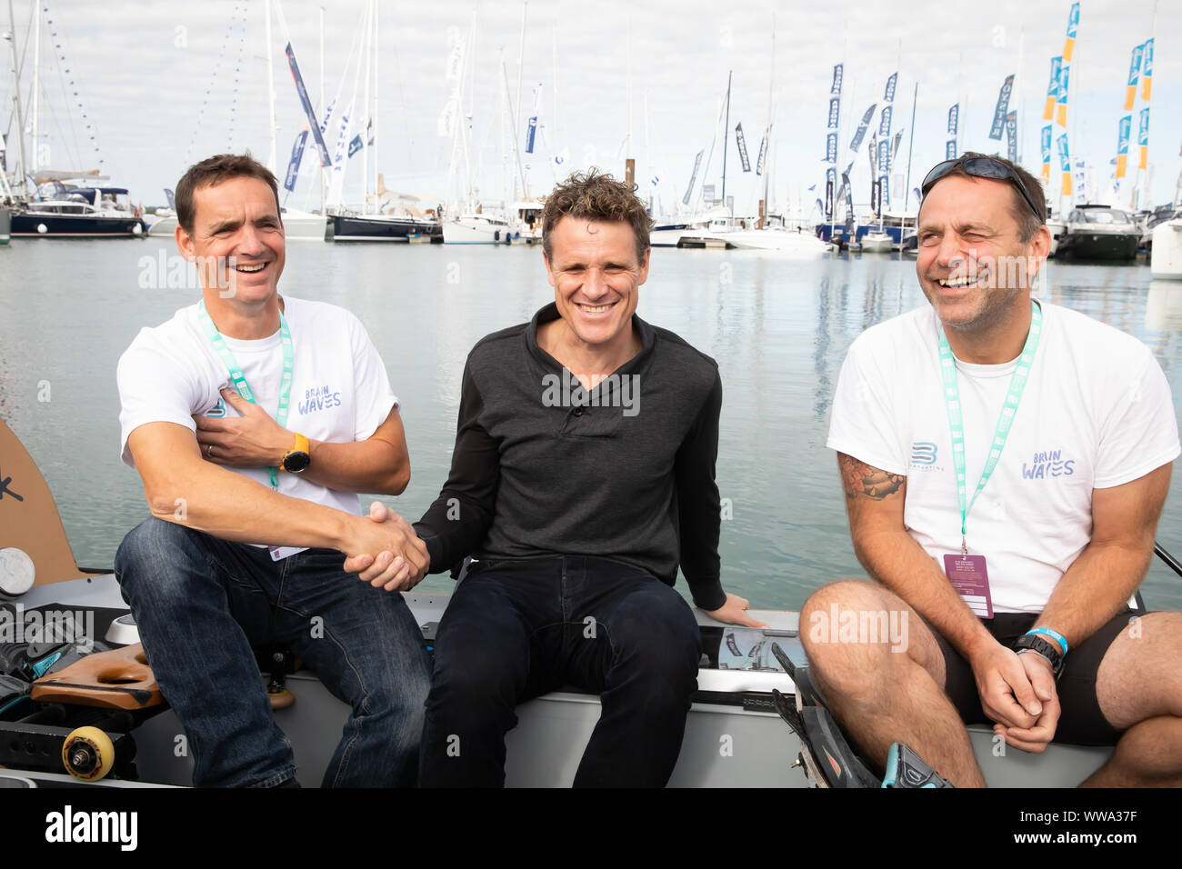 Southampton,UK,13th September 2019,Rowing Olympic gold medalist, James ...