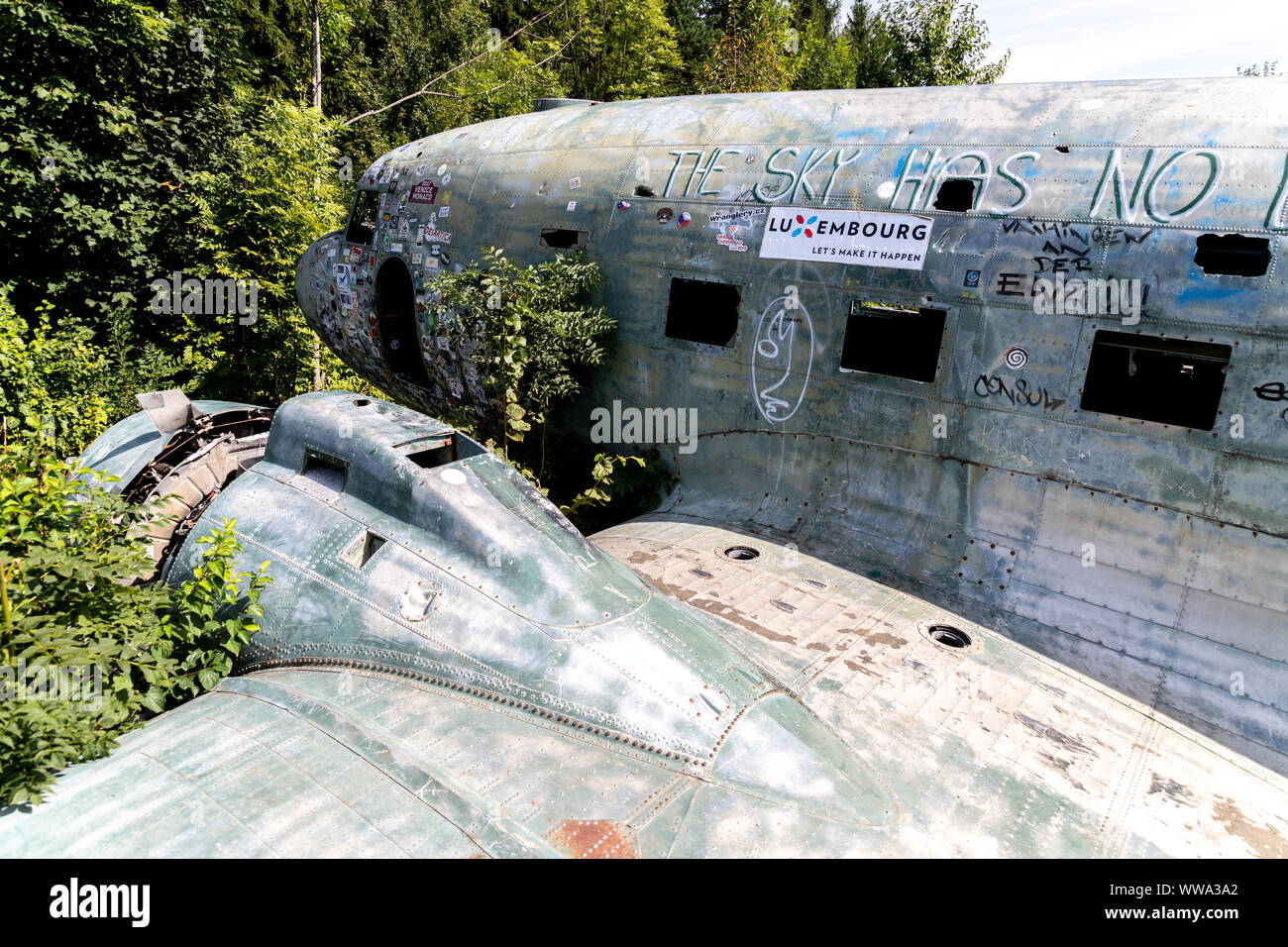 Visit of Zeljava airport in Croatia Stock Photo - Alamy