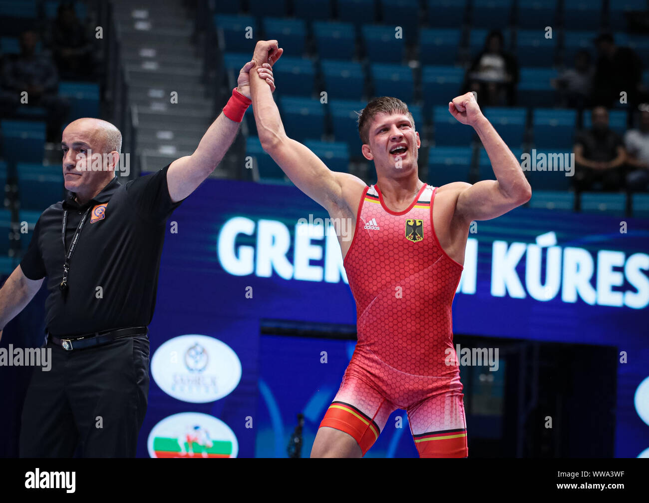 Nur Sultan, Kazakhstan. 14th Sep, 2019. Wrestling/greek-roman: world ...