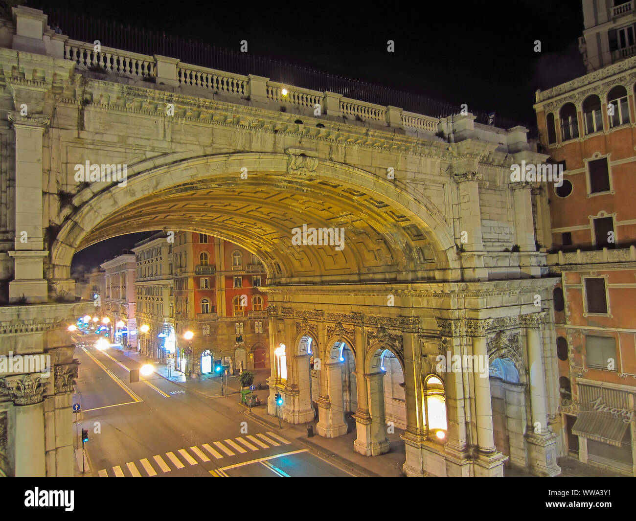 Genoa bridge hi-res stock photography and images - Alamy