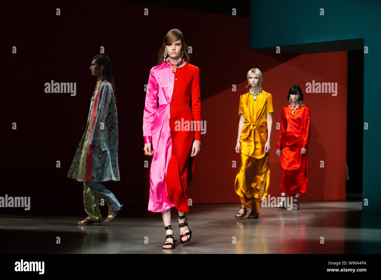 Models on the catwalk during the Ports 1961 Spring/Summer 2020 London ...