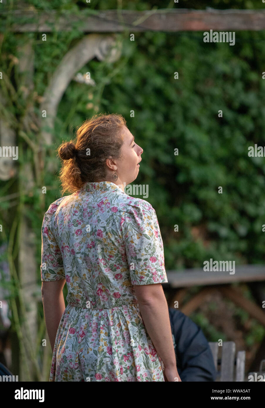 Emily Winter as Helena in A Midsummer Night's Dream Stock Photo - Alamy