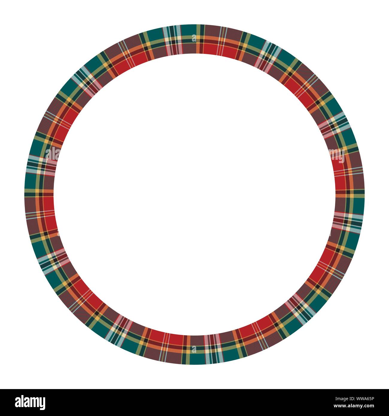 Round frame vector vintage pattern design template. Circle border ...