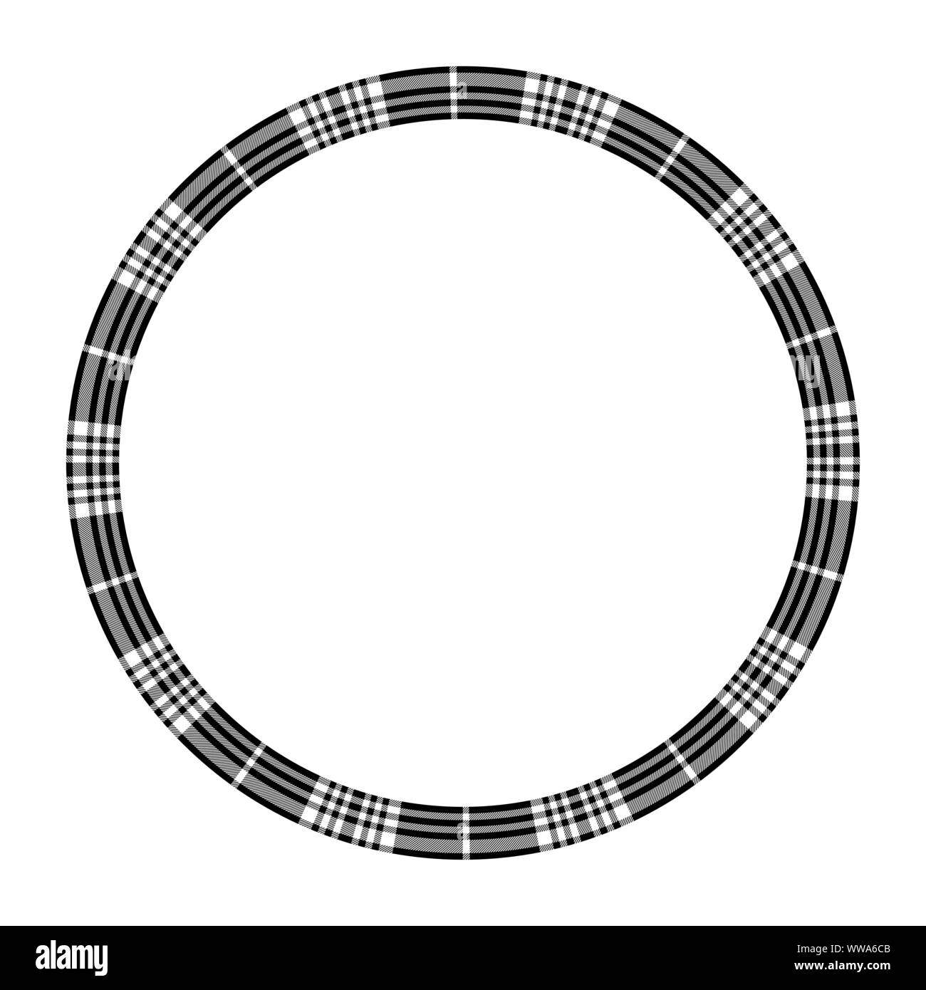 Round frame vector vintage pattern design template. Circle border ...
