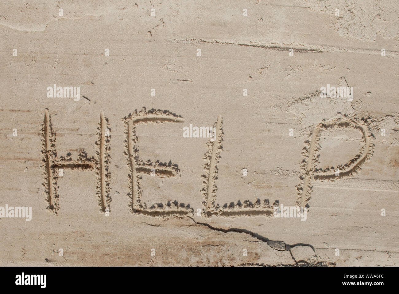 Help me the inscription on the sand. Please help me. On a tropical ...