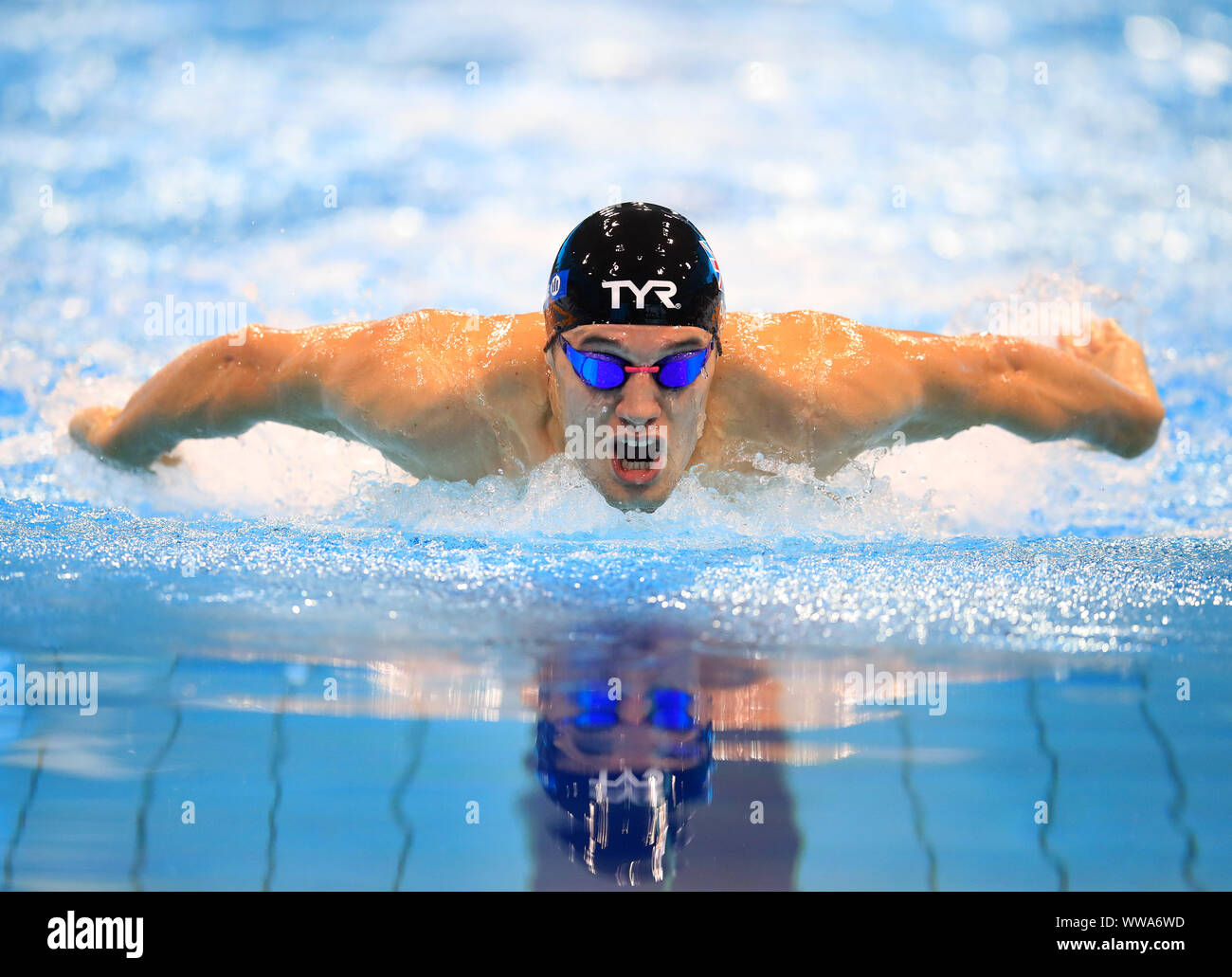 Great Britain's Reece Dunn competes in the Men's 200m Individual Medley ...
