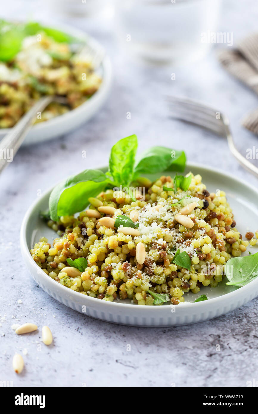 Basil parmesan cheese pine hi-res stock photography and images - Alamy