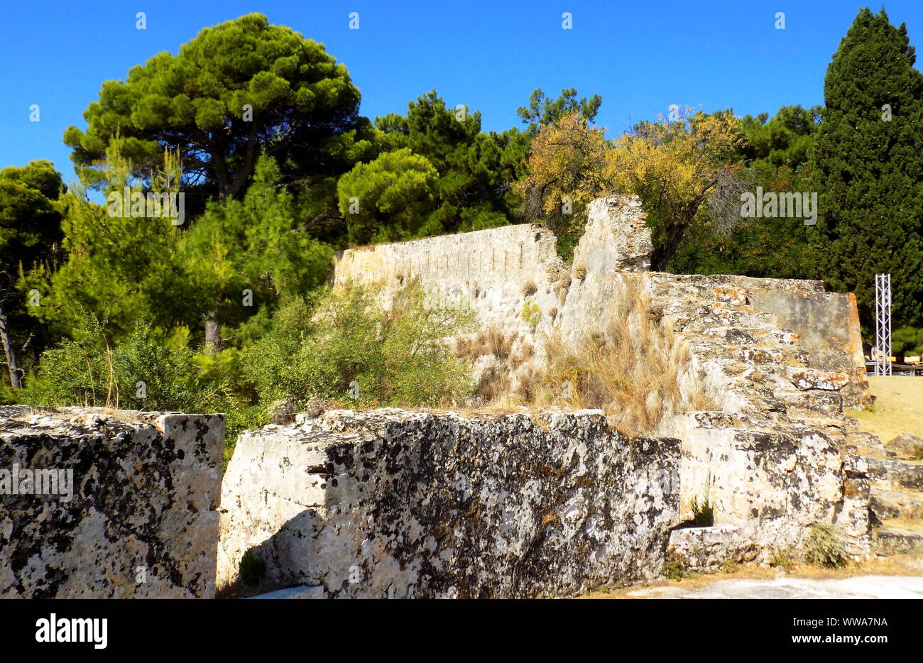 castle, medieval, Zakynthos, island, Greece Stock Photo - Alamy