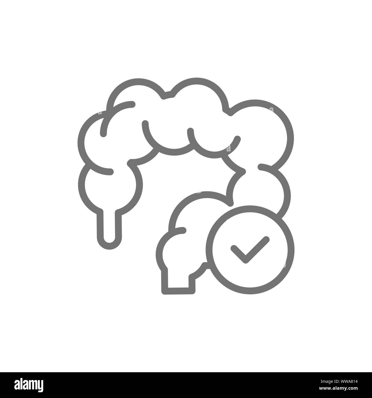 Intestines outline hi-res stock photography and images - Alamy