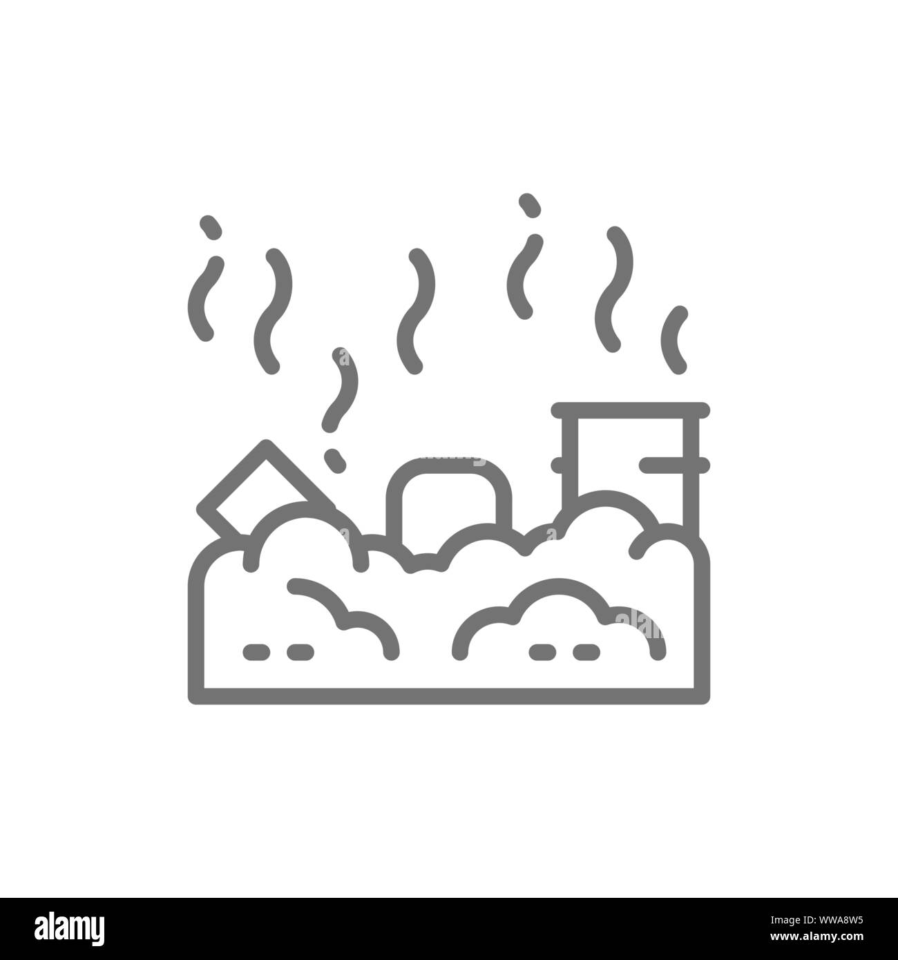 Sanitary landfill site Stock Vector Images - Alamy