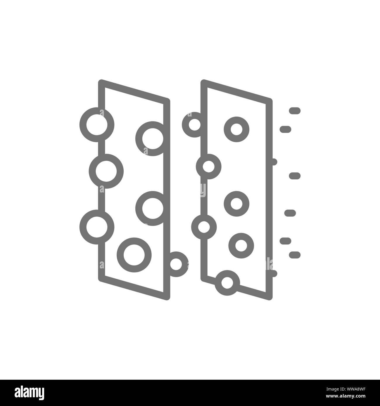 Fan air clean line Stock Vector Images - Alamy