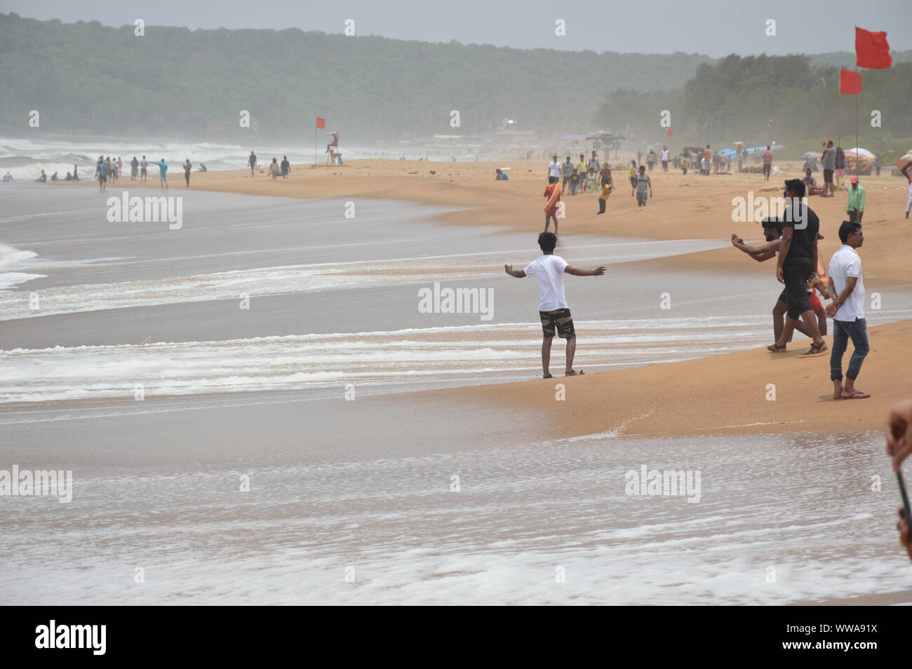 Calangute Beach. North Goa, Goa, India Stock Photo - Alamy