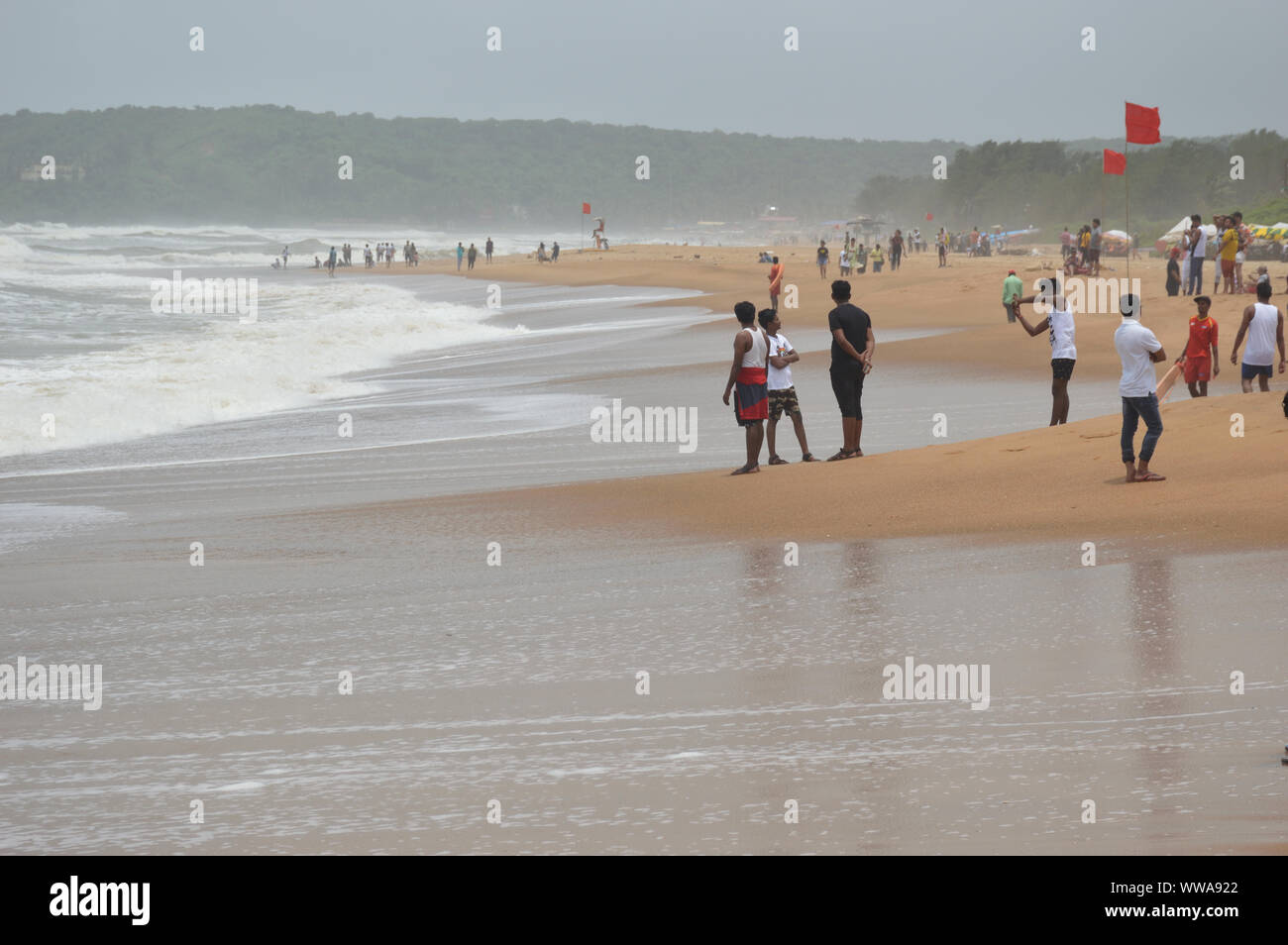 Calangute Beach. North Goa, Goa, India Stock Photo - Alamy