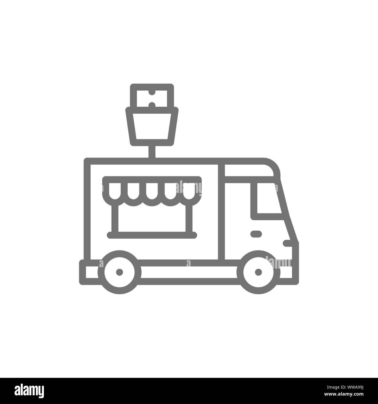 French fries in commercial Stock Vector Images - Alamy