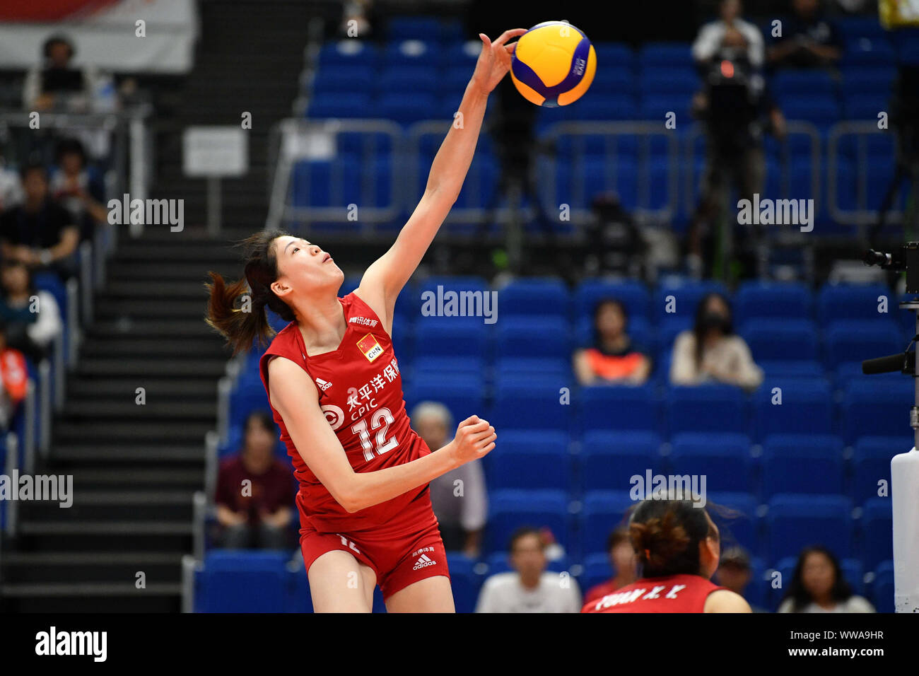 Kanagawa, Japan. Credit: MATSUO. 14th Sep, 2019. Yingying Li (CHN ...