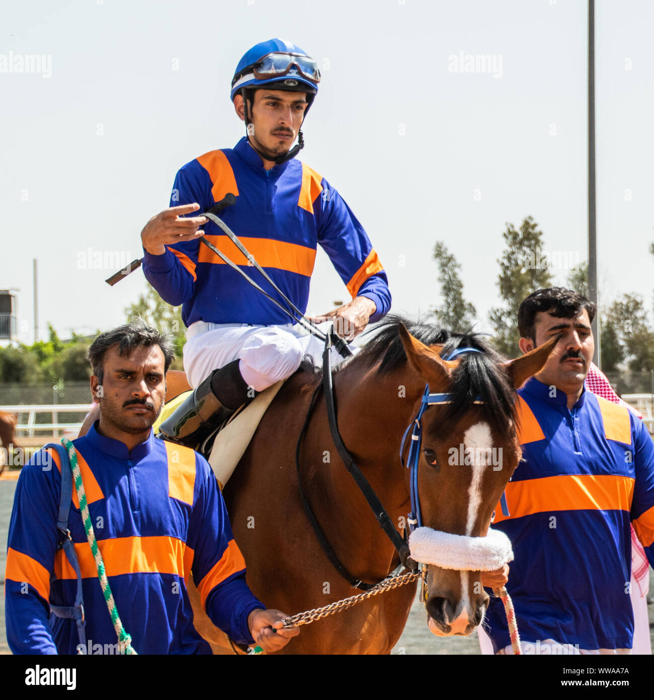 Horse Racig at King Khalid Racetrack, Taif, Saudi Arabia, 21/06/2019 ...