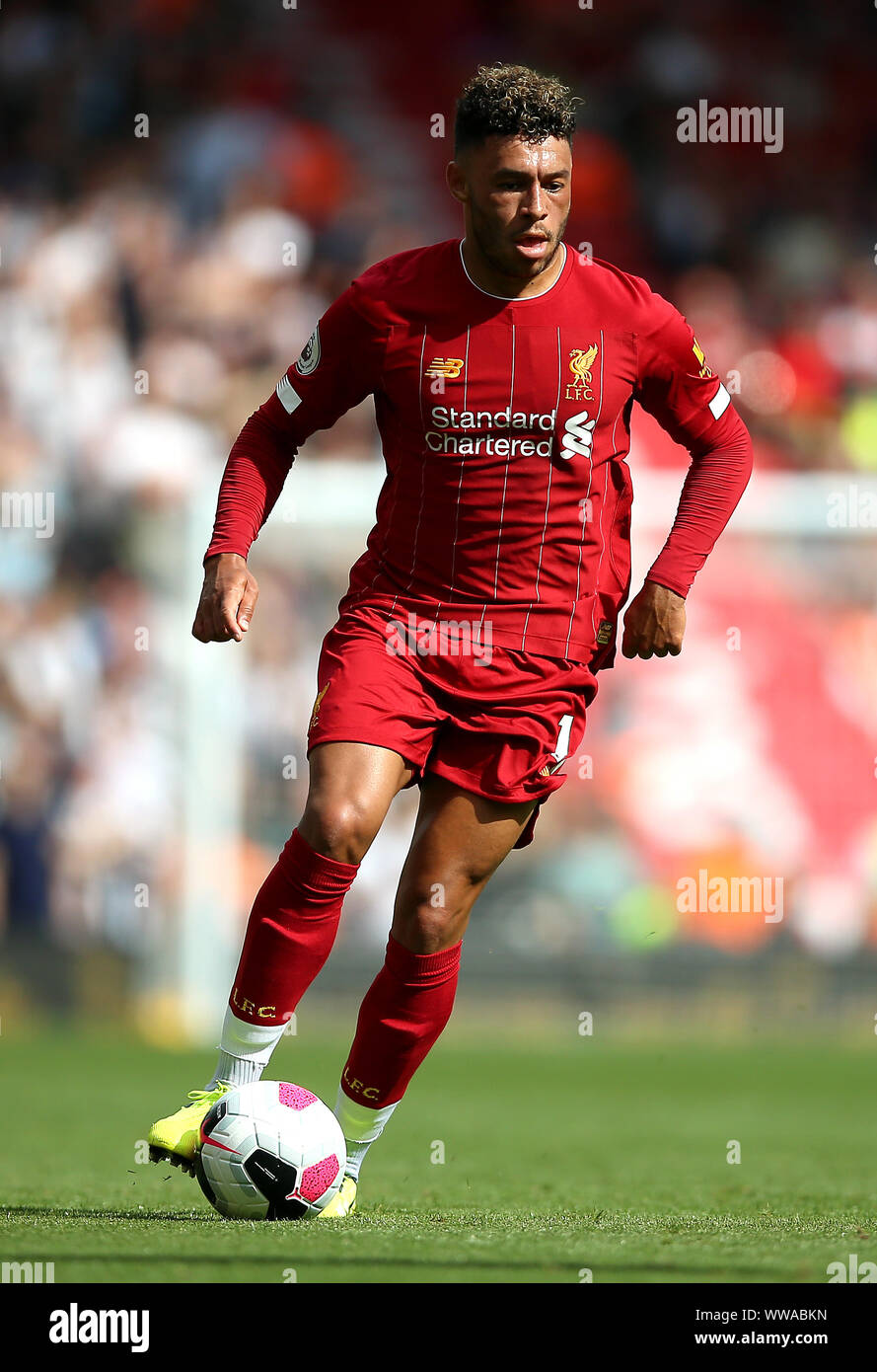 Liverpool's Alex Oxlade-Chamberlain during the Premier League match at ...